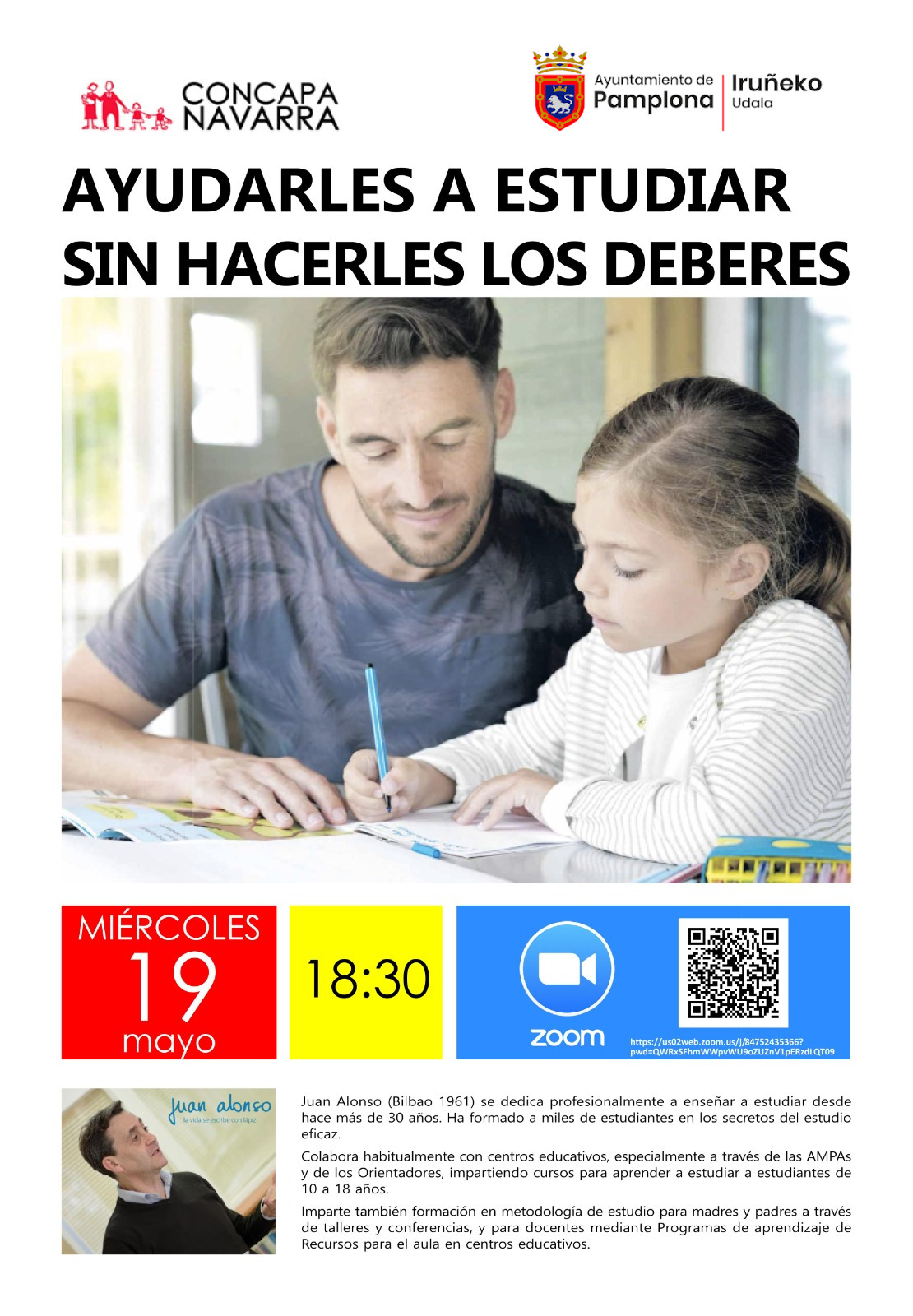 Ayudarles a estudiar sin hacerles los deberes – CONCAPA Navarra